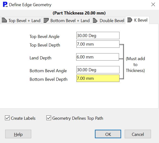 Tutorials > Processing Tutorials > Bevelling > Multiple Bevel Wizard ...