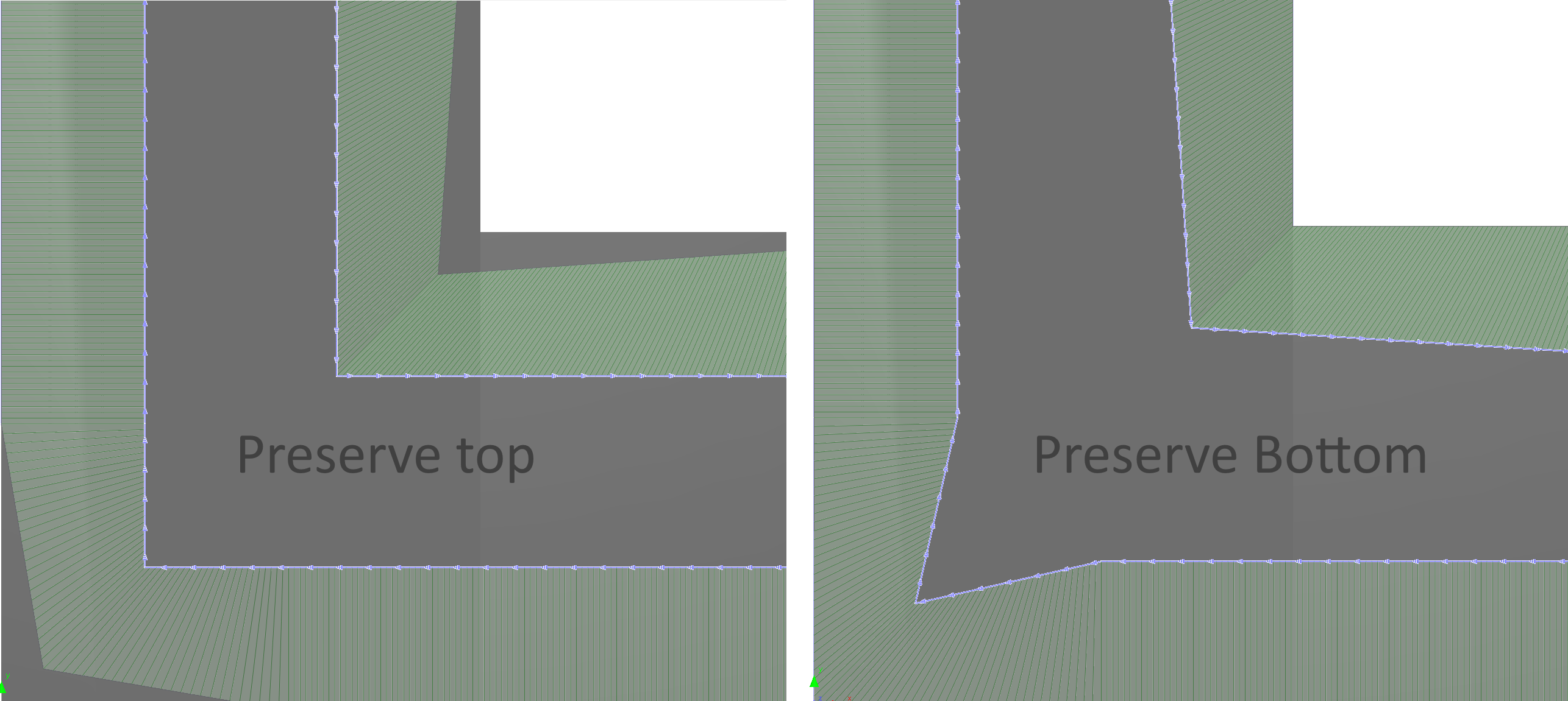 Processing > Beveling > Miter Bevels