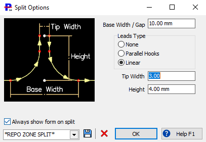 Misc Application Notes > Table Repositioning Zones