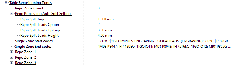 Misc Application Notes > Table Repositioning Zones